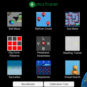 Optics Trainer App - Vision Training and Eye Exercises