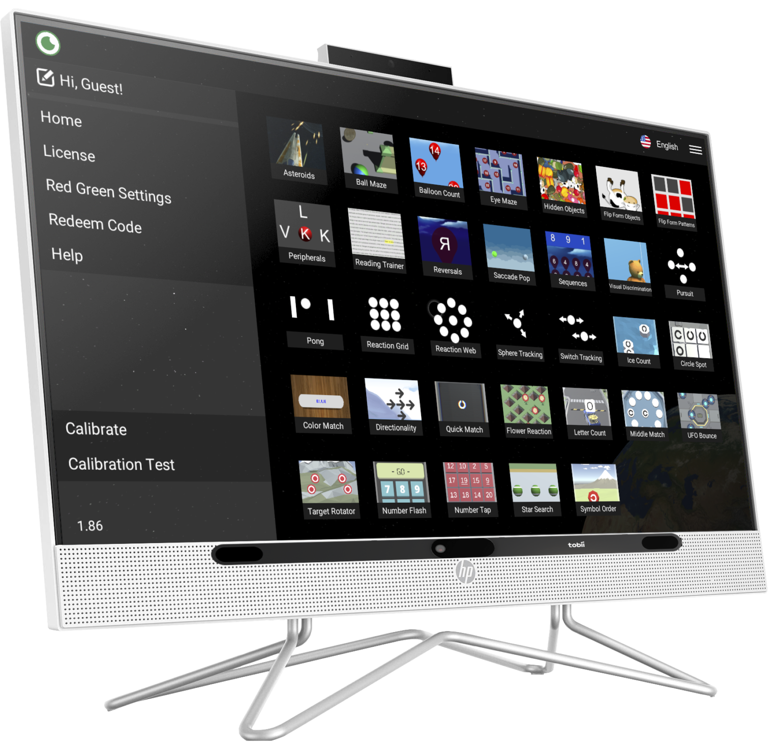 Optics Trainer Eye Tracking: Eye Exercises and Eye Training