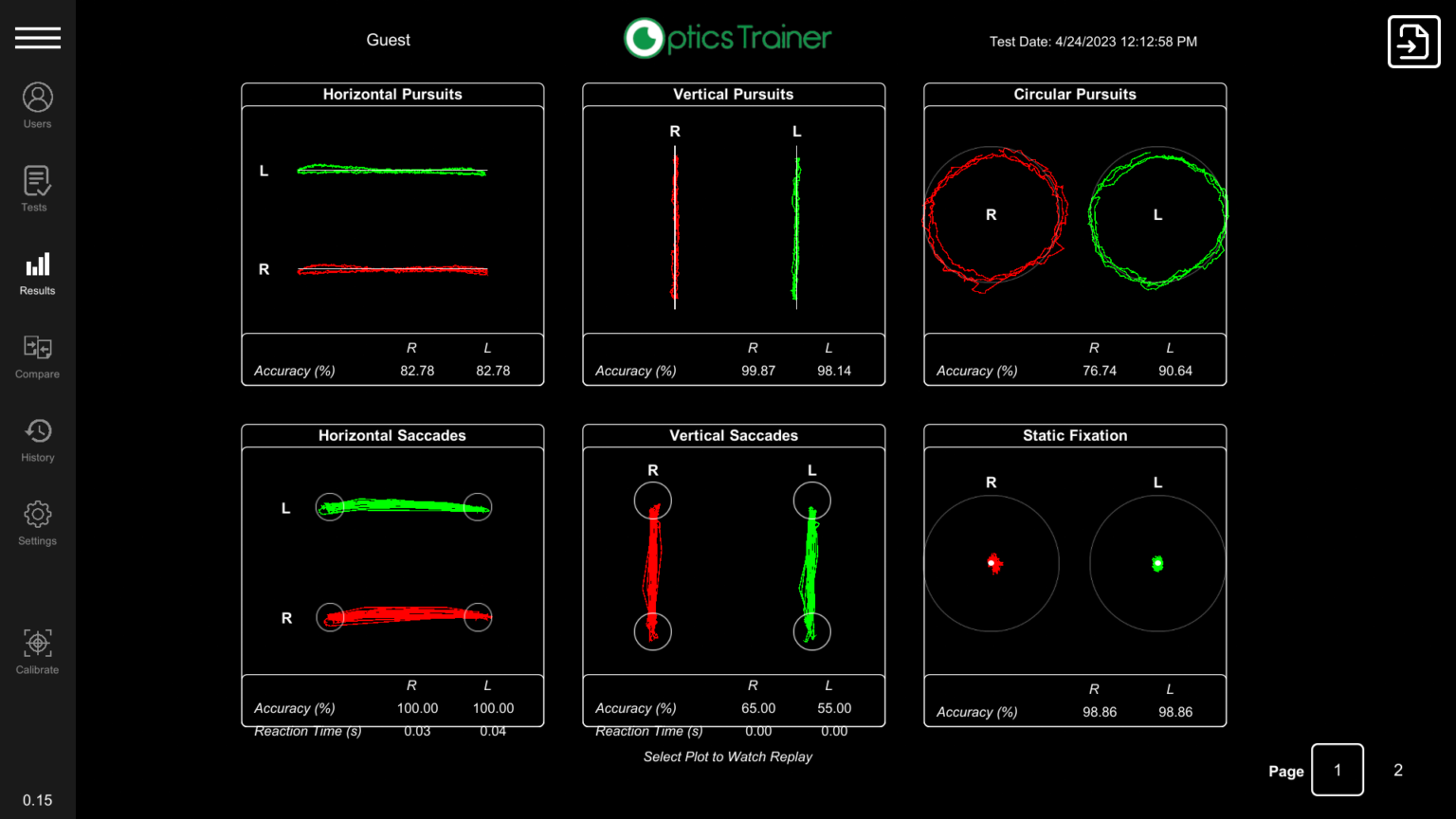 Optics Trainer - VR Vision Training, Sports Vision, and Eye Exercise