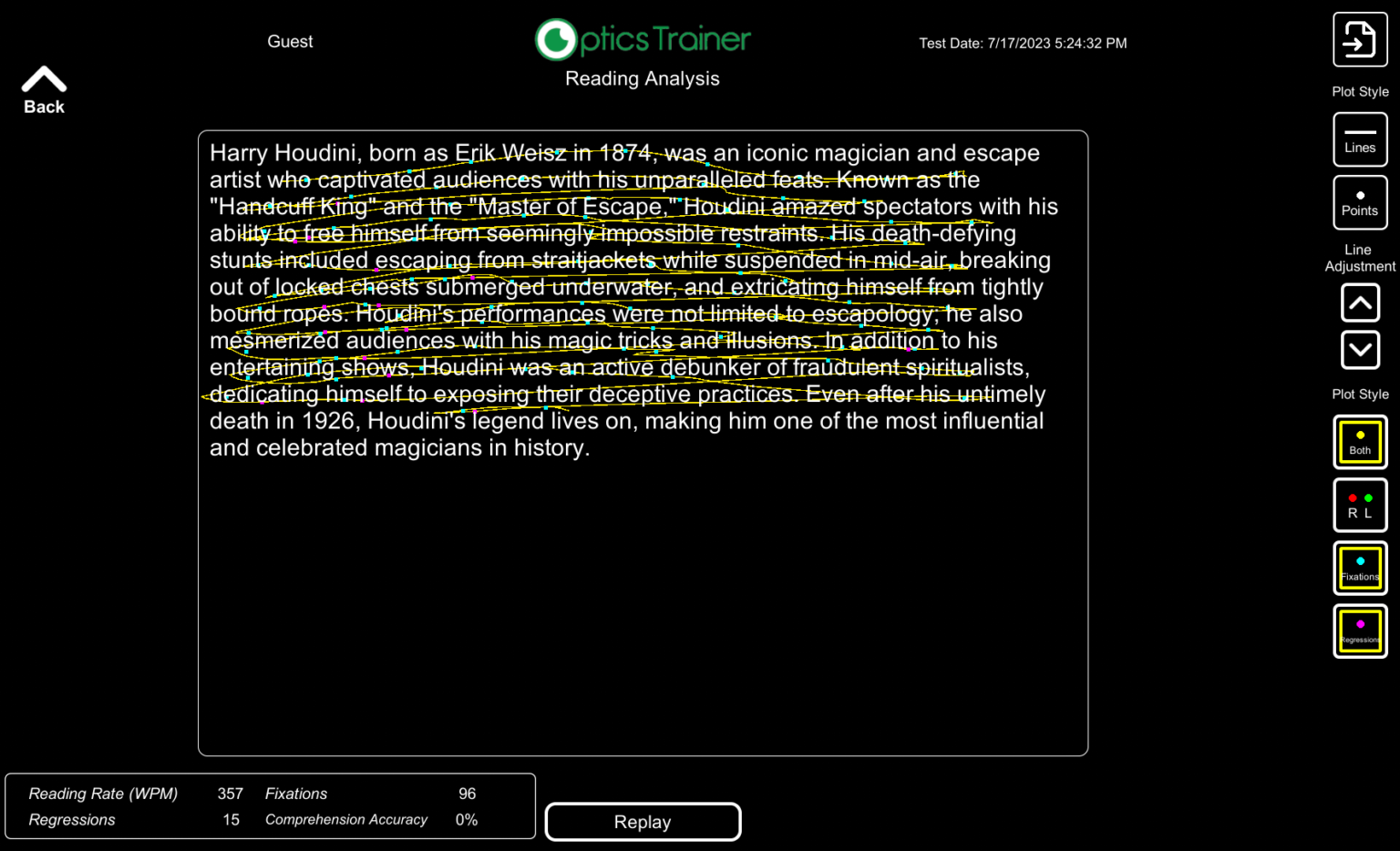 Optics Tracker - Vision Tracking