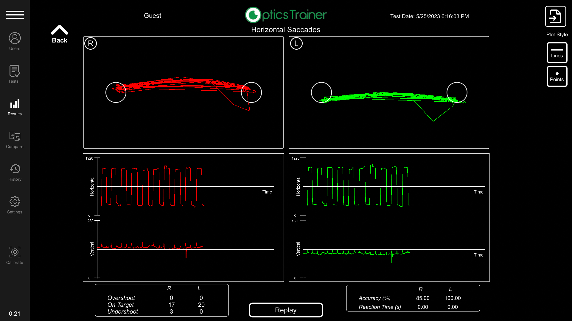 Optics Tracker | Optics Trainer